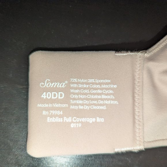 Soma | Intimates & Sleepwear | Soma Enbliss Full Coverage Bra | Poshmark